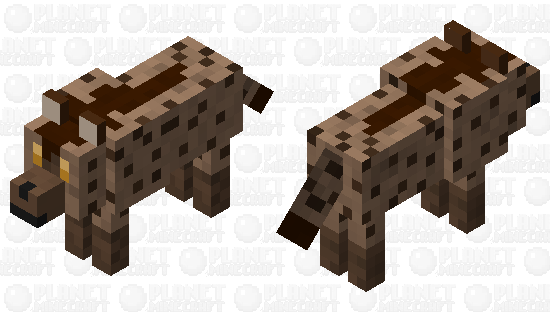 Spotted Yeen! (Hyena) Minecraft Mob Skin