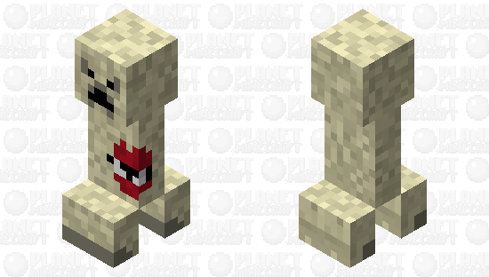 Desert creeper Minecraft Mob Skin