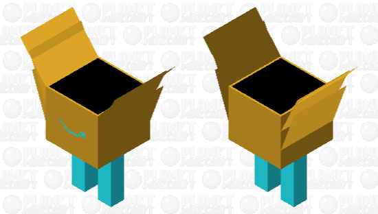 Amazon Box Minecraft Mob Skin