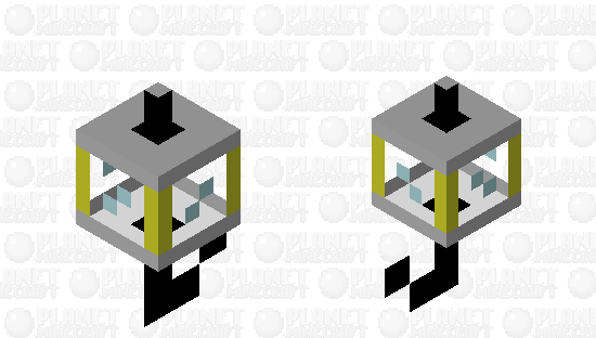 Glass Bobber (Yellow) Minecraft Mob Skin
