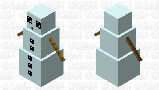 Very cute snow golem Minecraft Mob Skin