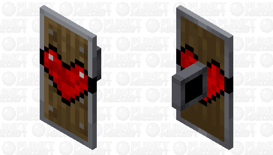 Heart on shield Minecraft Mob Skin