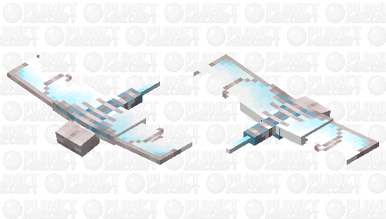 Snowflake Phantom Minecraft Mob Skin