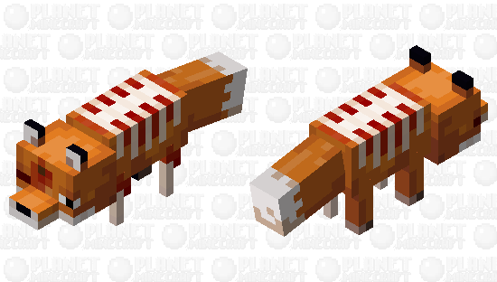 Dead Fox Minecraft Mob Skin