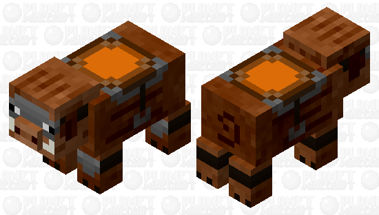 Armored Boar Minecraft Mob Skin