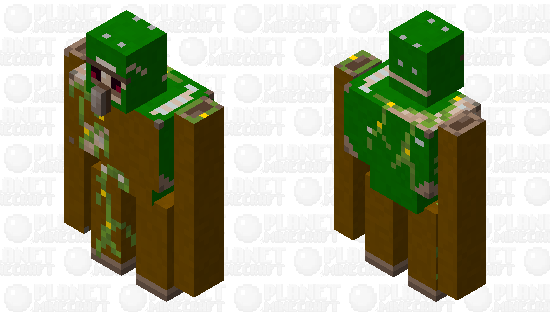 Tree Golem Minecraft Mob Skin