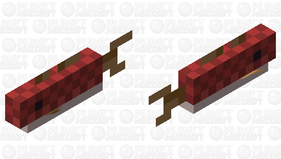 Salmon Cod Minecraft Mob Skin