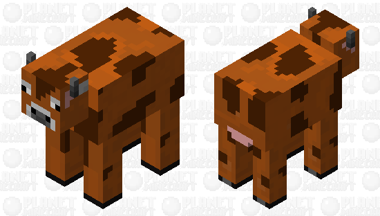 Cookie Cow Minecraft Mob Skin