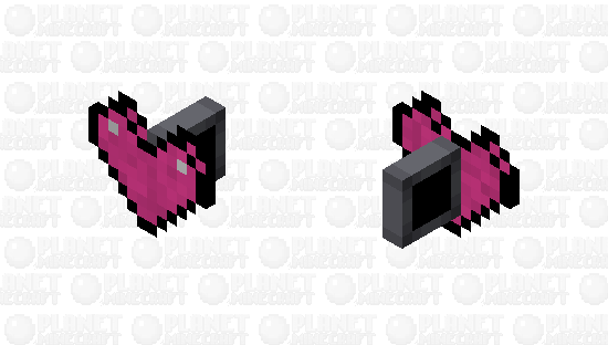Pink Heart Shaped Sheild Minecraft Mob Skin