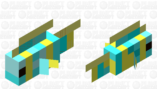 Flashy fish Minecraft Mob Skin