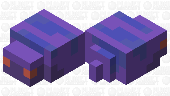 Custom Endermite - Striped Minecraft Mob Skin