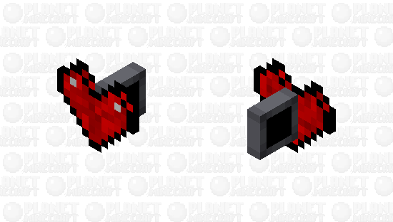 Red Heart Carved Sheild Minecraft Mob Skin