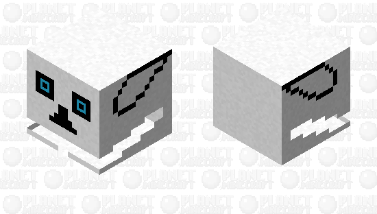 Gaster Blaster Minecraft Mob Skin
