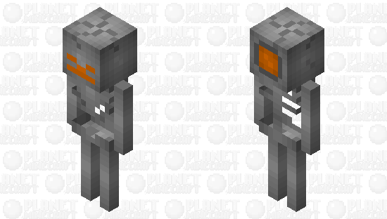Steel Skeleton Minecraft Mob Skin