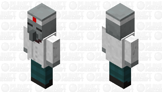 Vindicator japanise chef Minecraft Mob Skin