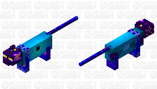 Galaxy Cat Minecraft Mob Skin