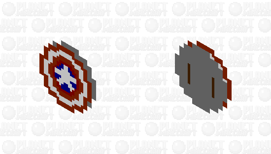 captain america shield Minecraft Mob Skin