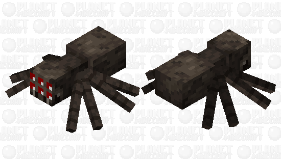 Improved spider Minecraft Mob Skin