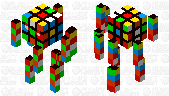 Rubik's Cube of Death Minecraft Mob Skin