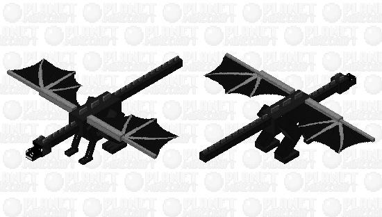 Wither Dragon Minecraft Mob Skin