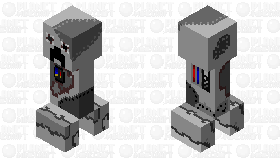 Robot Creeper Minecraft Mob Skin