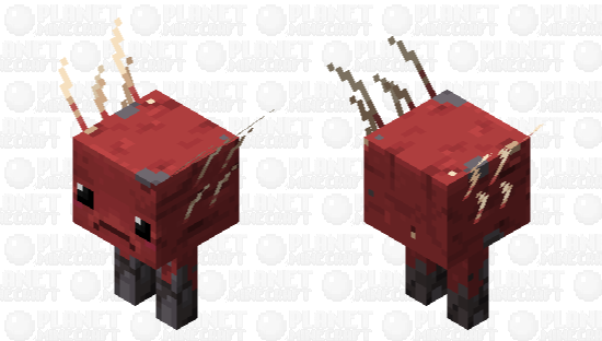 Cute strider Minecraft Mob Skin