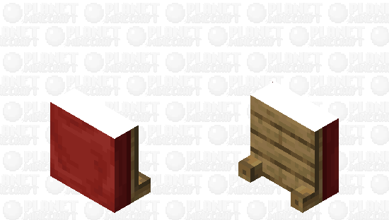 Half Bed Minecraft Mob Skin