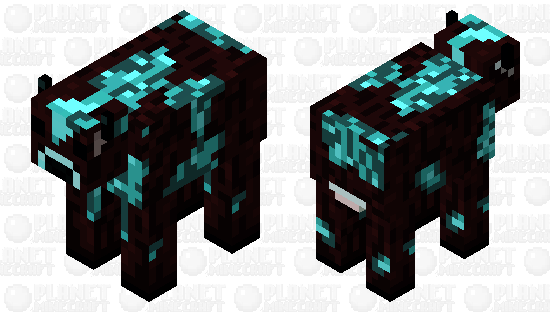 Dark blue cow Minecraft Mob Skin
