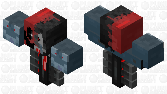Corrupted Wither. (Dark Minecraft.) Minecraft Mob Skin