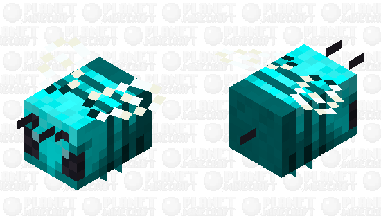 Soul fire bee Minecraft Mob Skin
