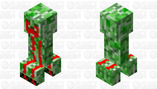 the different creeper Minecraft Mob Skin