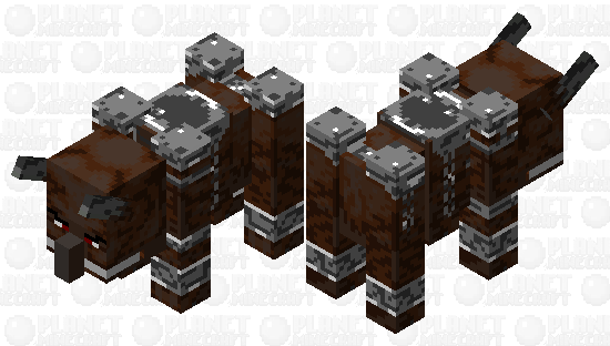 Iron-Clad Ravager Minecraft Mob Skin