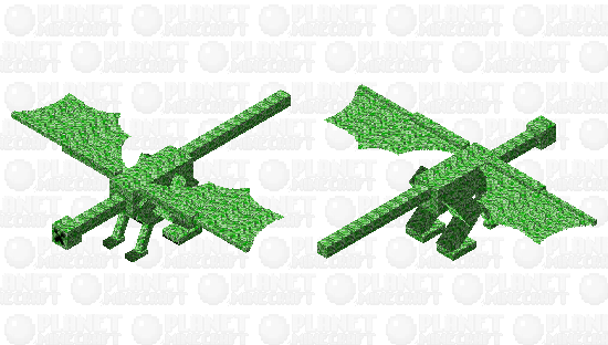 Creeper Dragon Minecraft Mob Skin