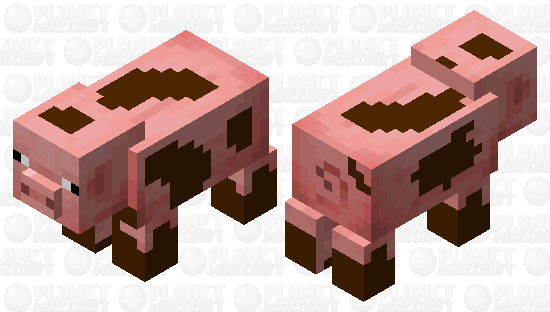 Muddy Pig Minecraft Mob Skin