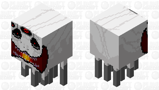Refract Ghast Shooting Minecraft Mob Skin