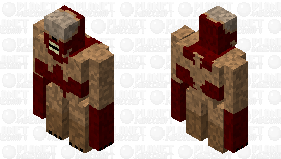 Doom (2016) Hell Knight Minecraft Mob Skin