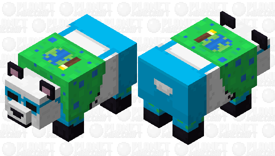 Party Panda - PMC 10 Year Anniversary Minecraft Mob Skin