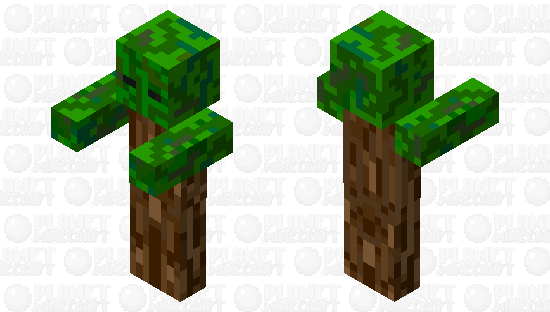 tree zombie Minecraft Mob Skin
