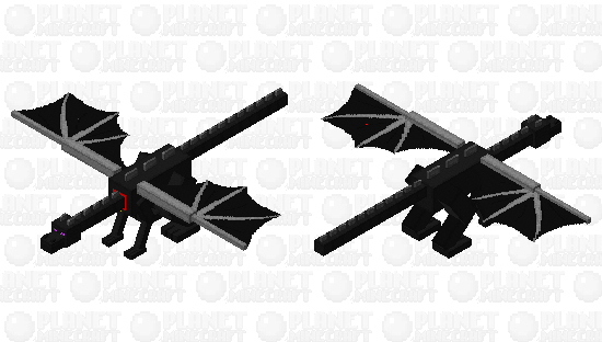 Tamed Ender Dragon Minecraft Mob Skin