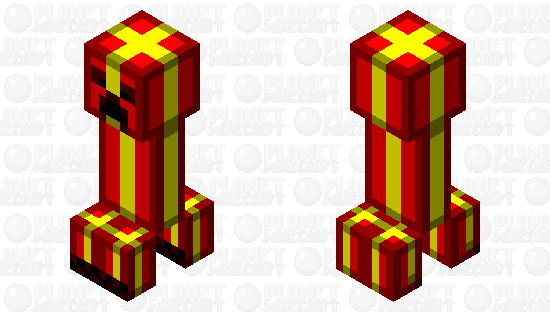 Christmas Present Creeper Minecraft Mob Skin