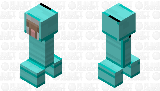 first ever creeper skin Minecraft Mob Skin