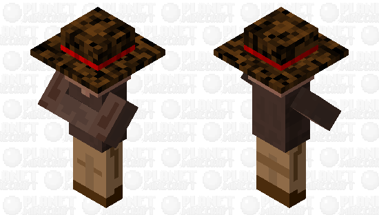 Realistic Villager Minecraft Mob Skin