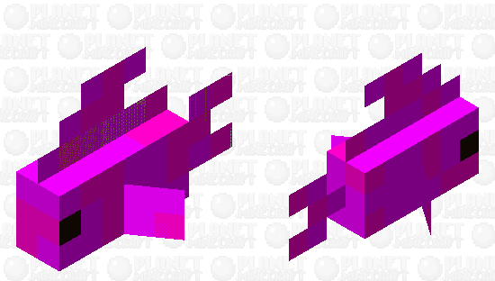 Pink Betta fish Minecraft Mob Skin