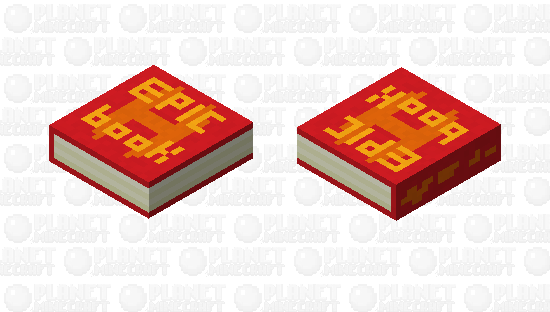 Book Minecraft Mob Skin