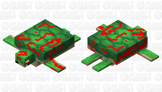 Zombie Turtle Minecraft Mob Skin