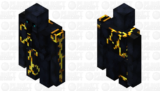 gilded blackstone golem (alt version) Minecraft Mob Skin