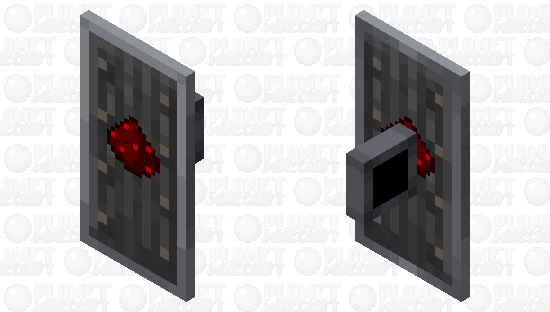 Redstone Shield Minecraft Mob Skin