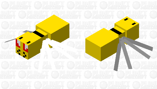 spider bee Minecraft Mob Skin