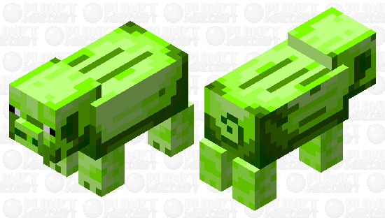 Radioactive Pig Minecraft Mob Skin