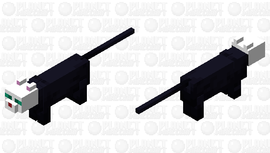 Clown Cat Minecraft Mob Skin